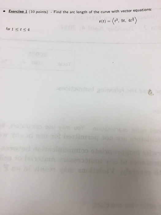 Solved Find the arc length of the curve with vector | Chegg.com