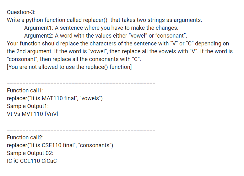 Solved Question-3: : Write a python function called | Chegg.com
