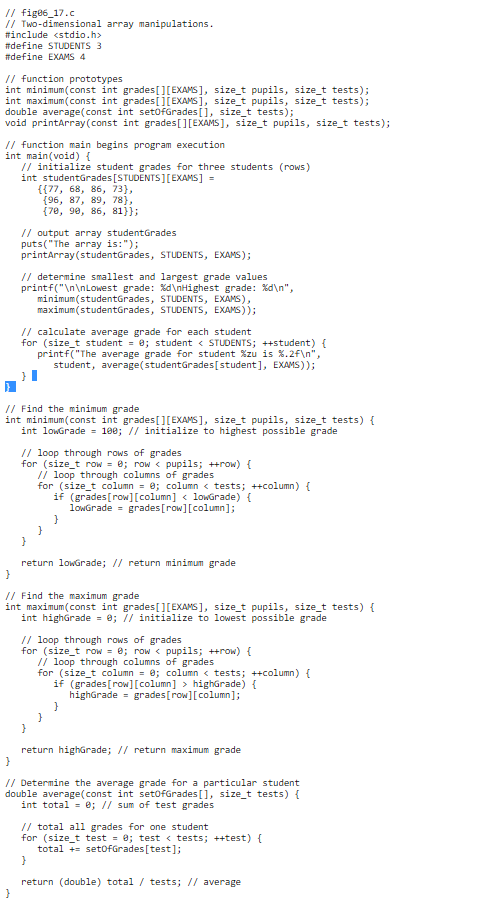 Solved Rewrite the program of Figure 6.17 to use a | Chegg.com