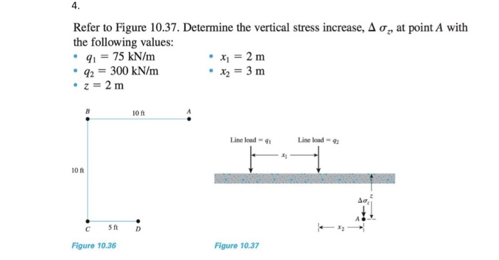 Solved 4 Refer to Figure 10.37. Determine the vertical | Chegg.com