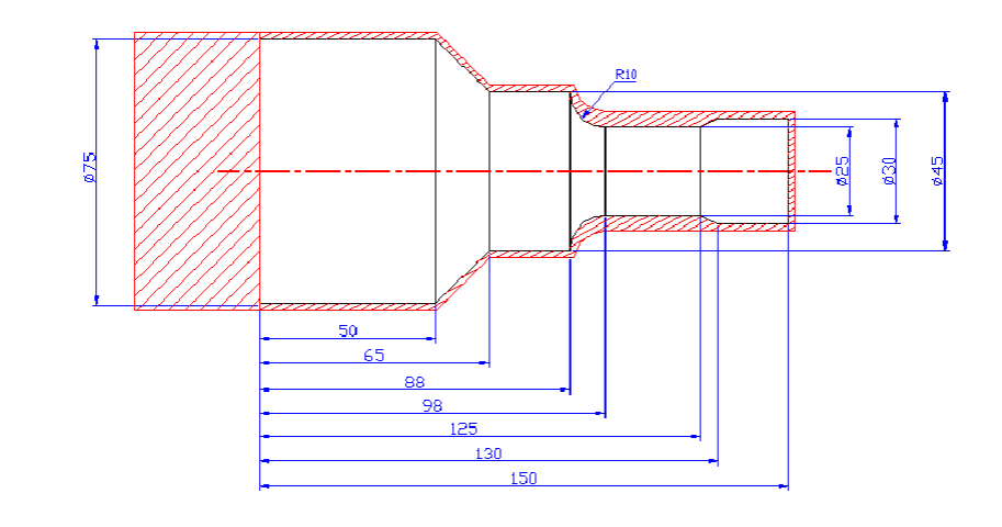 Solved Generate the g-code to do the finishing machining for | Chegg.com