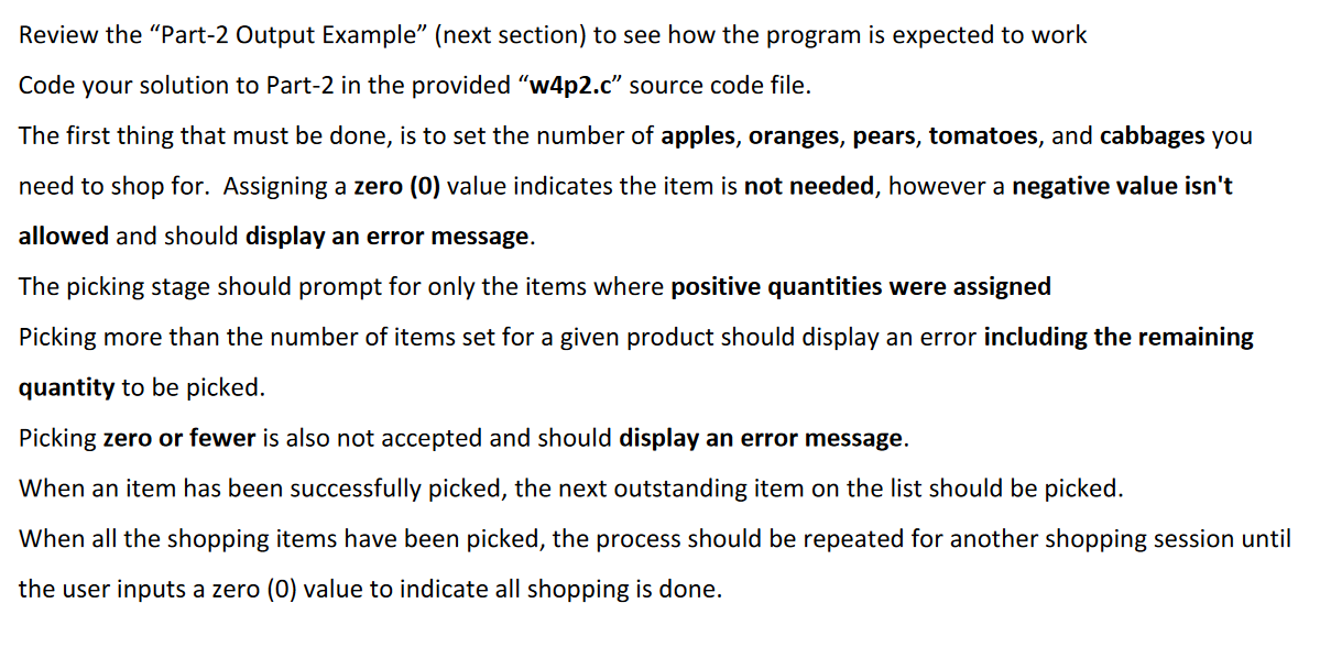 Solved Review the "Part-2 Output Example" (next section) to | Chegg.com