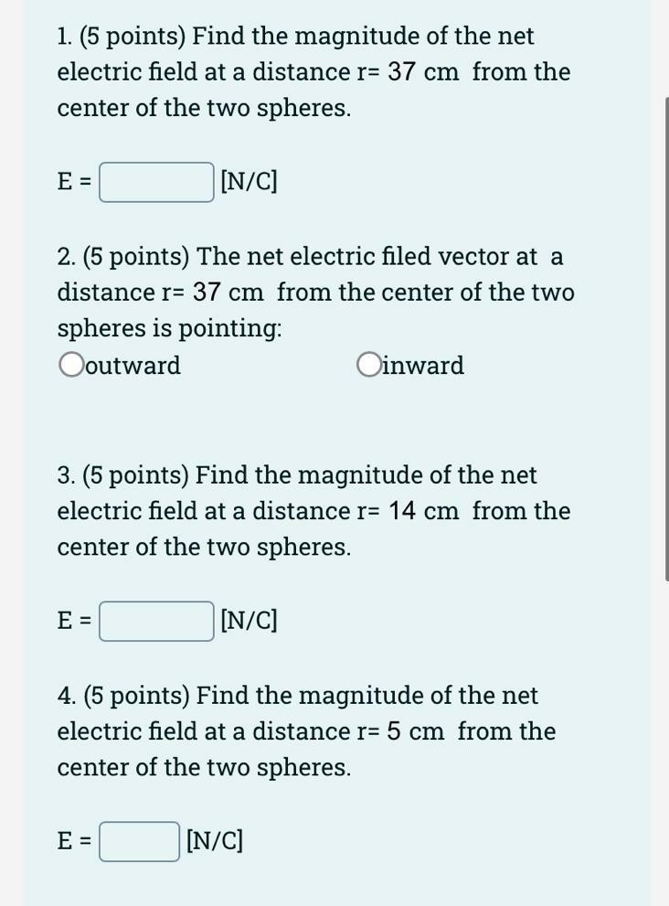 Solved [20 points] The figure shows two concentric | Chegg.com
