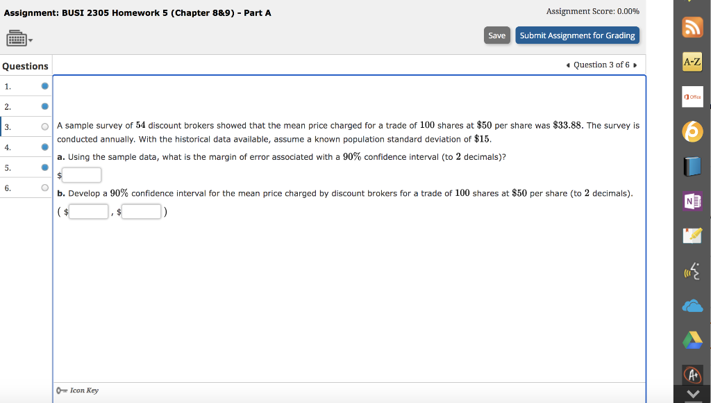 Solved Assignment: BUSI 2305 Homework 5 (Chapter 8&9) - Part | Chegg.com