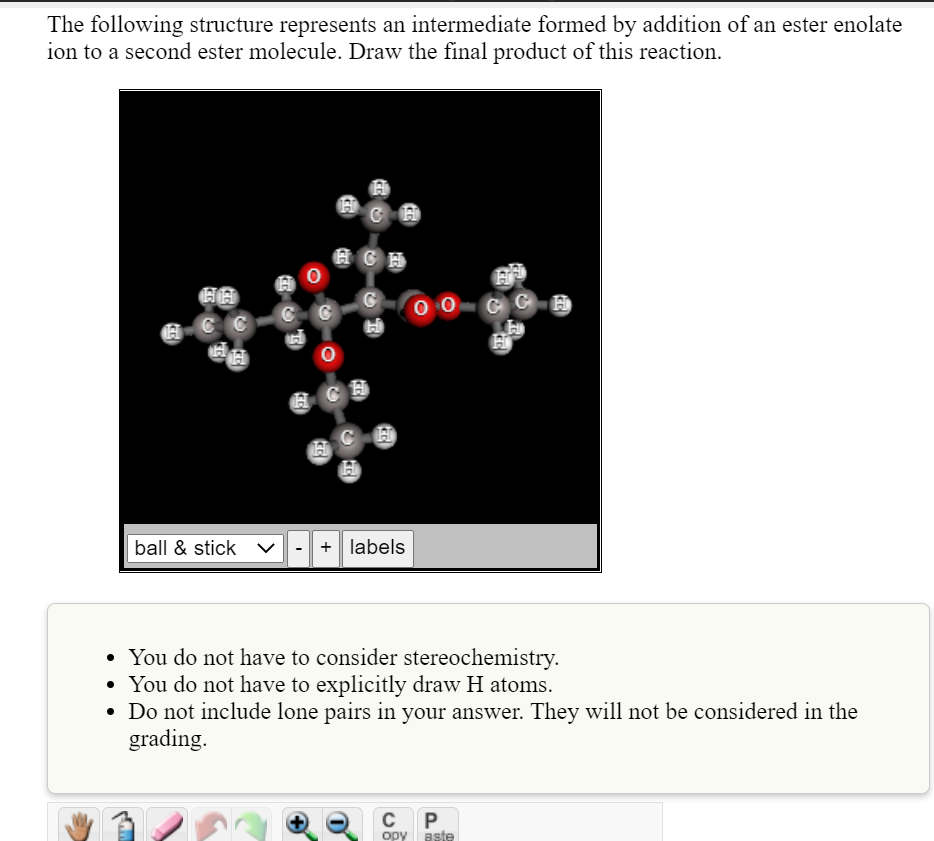 Solved The following structure represents an intermediate | Chegg.com