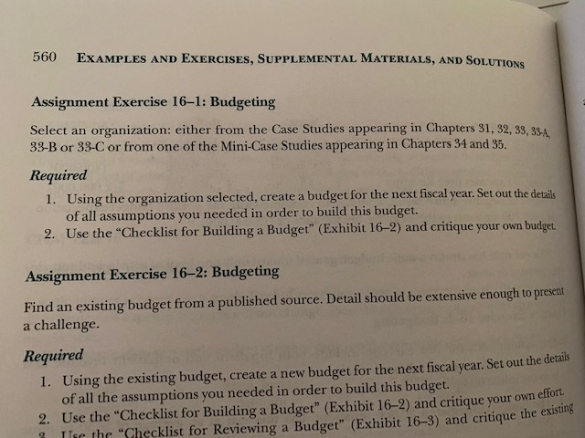 For Budget Assignment, Part 3, please complete | Chegg.com