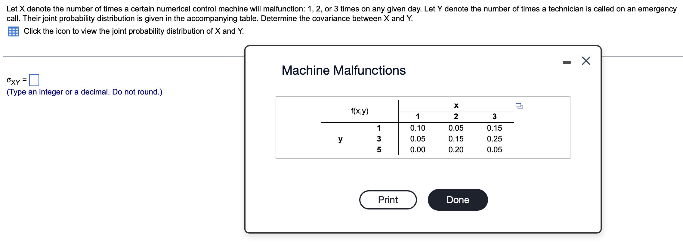 Solved call. Their joint probability distribution is given | Chegg.com