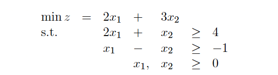 Solved 1. (Multiple Choice) Consider the following LP | Chegg.com