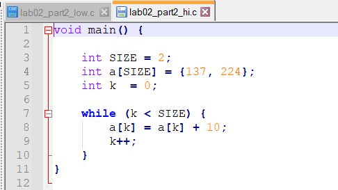 Solved hey ı need this (c language) 1. Make an assembly code | Chegg.com