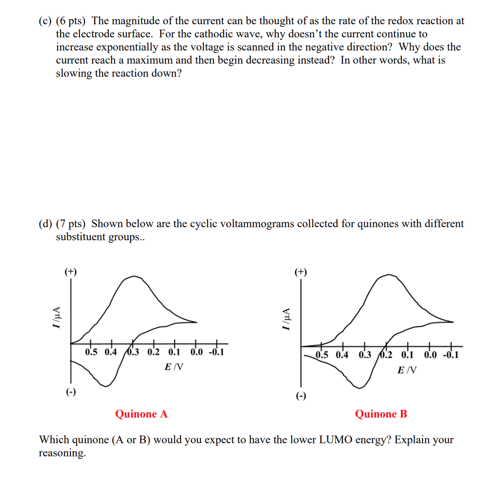 3. Shown here is a cyclic voltammogram measured for | Chegg.com 3. Shown here is a cyclic voltammogram measured for | Chegg.com