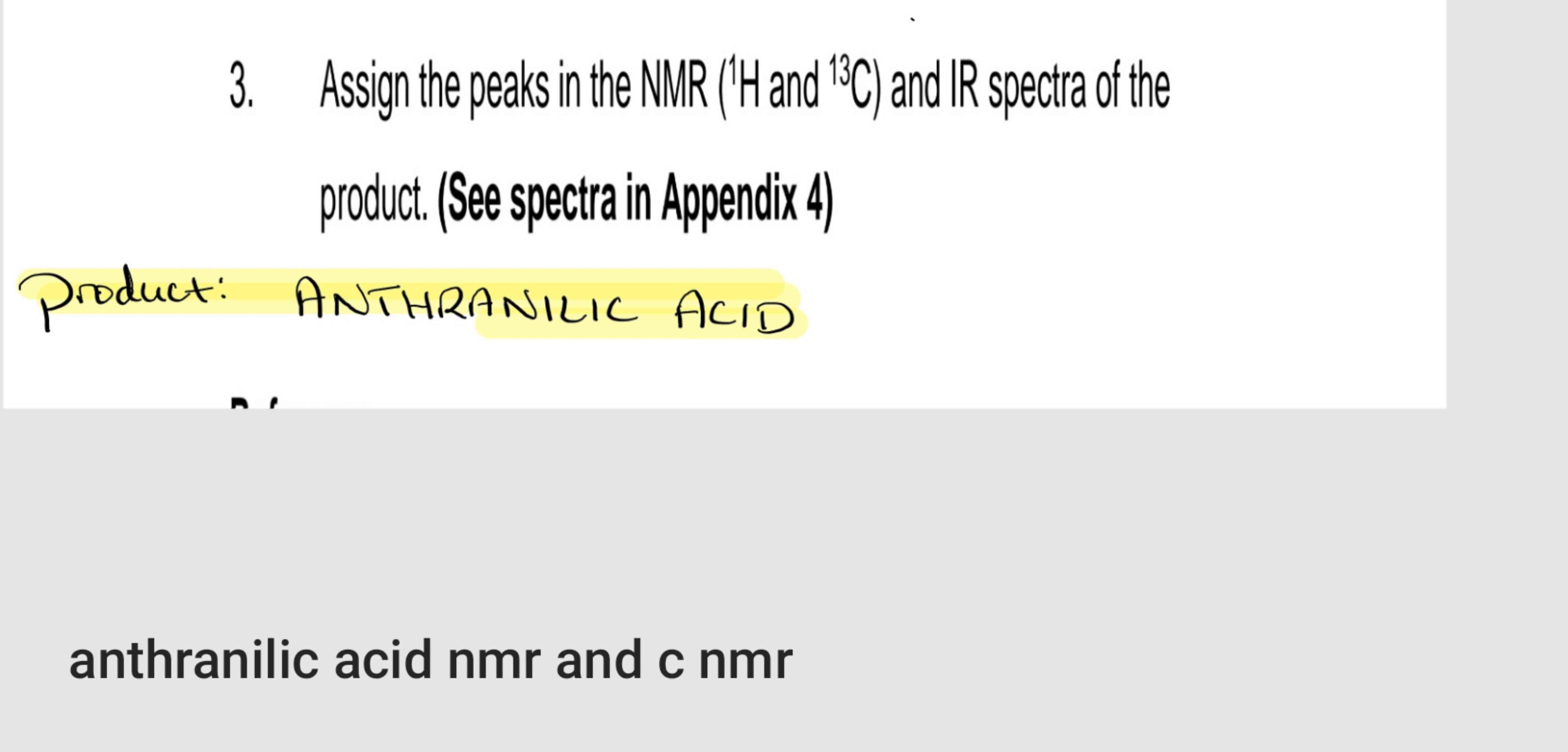 Assign the peaks in the NMR ( 1 - ﻿and ?13C ) ﻿and IR | Chegg.com
