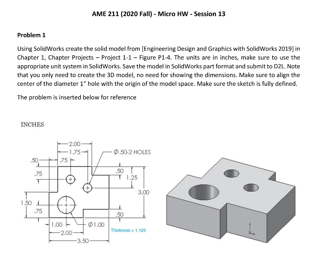 Solved AME 211 (2020 Fall) - Micro HW - Session 13 Problem 1 | Chegg.com