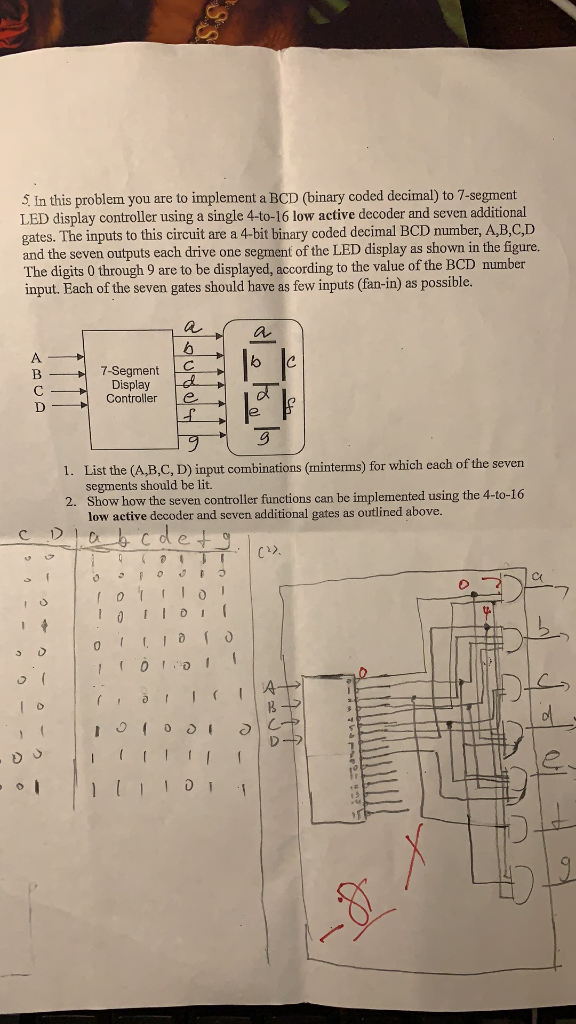 Solved $ in this problem you are to implement a BCD (binary | Chegg.com