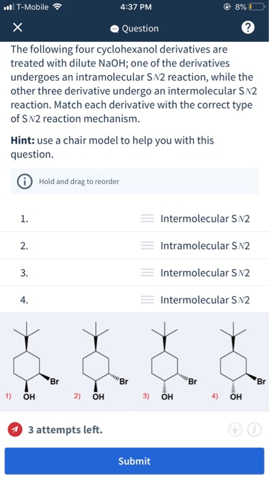 Solved Select the best reagent for the following chemical | Chegg.com