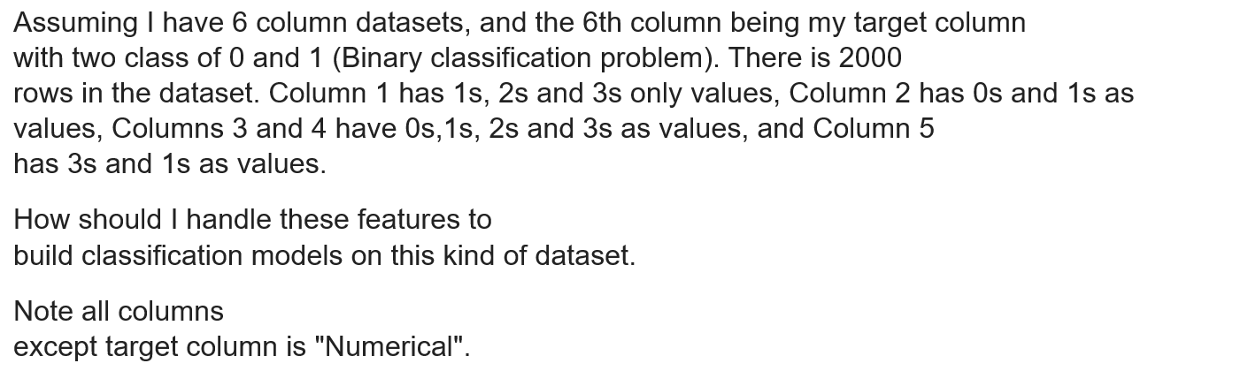 Solved Assuming I Have 6 Column Datasets And The 6 Th 