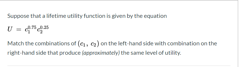Solved Suppose that a lifetime utility function is given by | Chegg.com