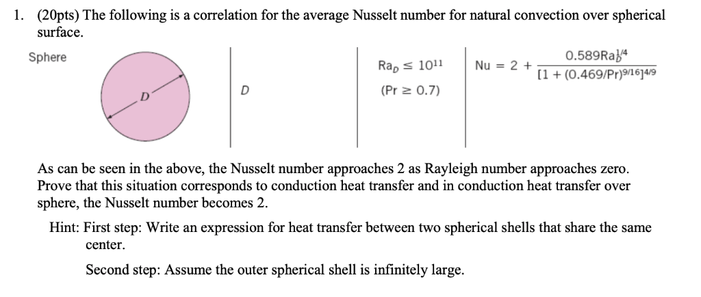 Solved 1. (20pts) The following is a correlation for the | Chegg.com