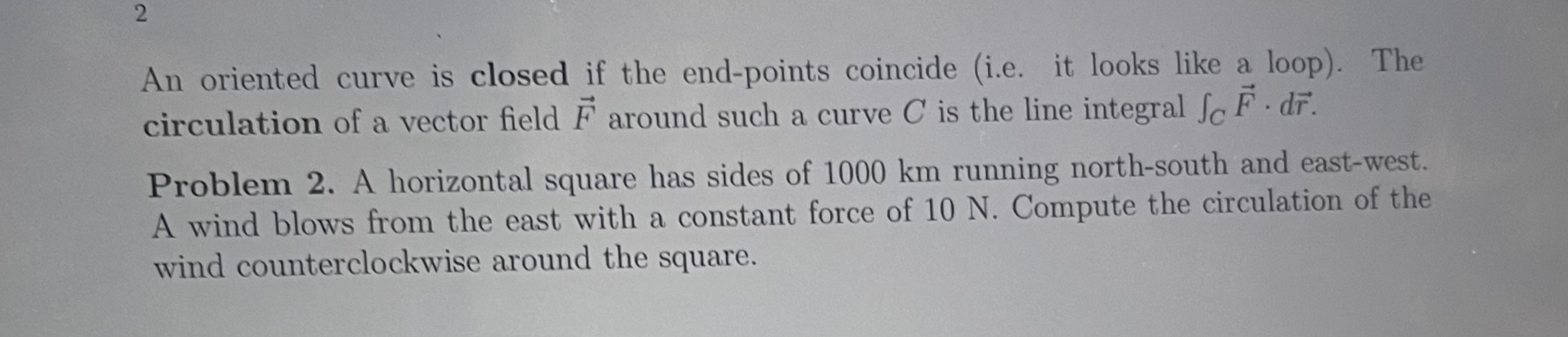 An oriented curve is closed if the end-points | Chegg.com