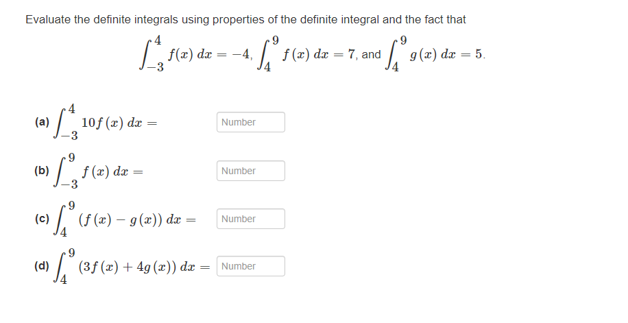 Solved Evaluate the definite integrals using properties of | Chegg.com