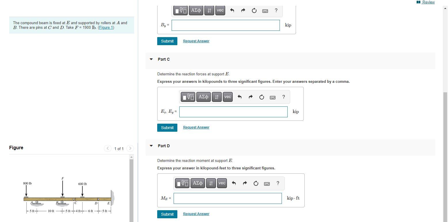 Solved Express your answer in kilopounds to three | Chegg.com