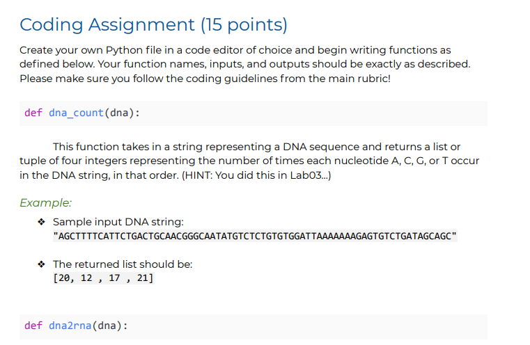 Solved Coding Assignment 15 Points Create Your Own Python 4187