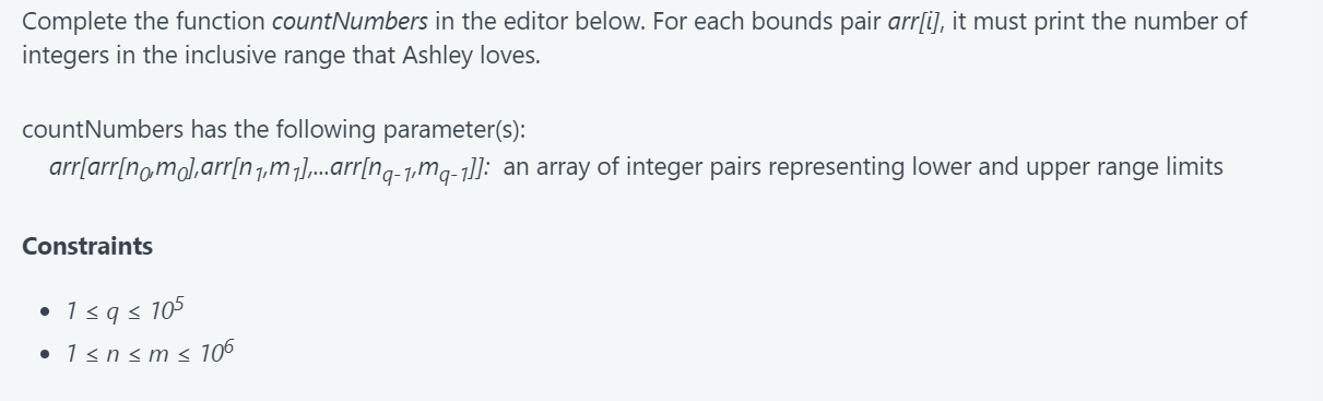 Solved Ashley loves numbers made up of unique digits. She is | Chegg.com