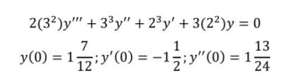 Solved Determine the Particular Solution to this | Chegg.com