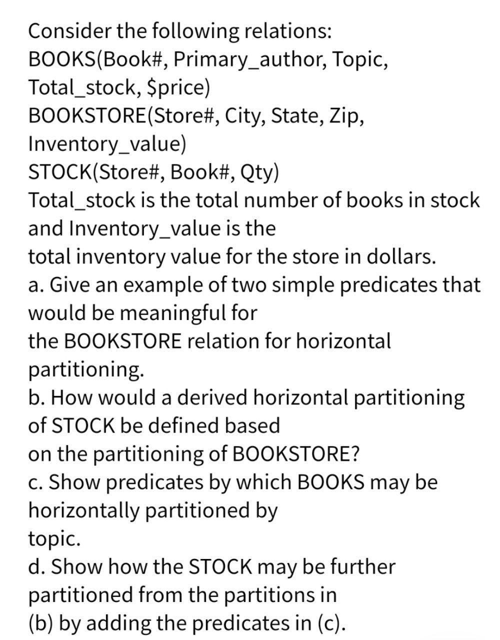 Solved Consider the following relations: BOOKS(Book#, | Chegg.com