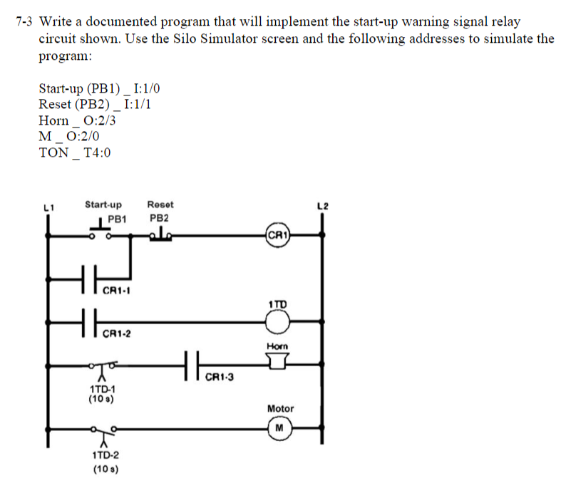 7-3 Write a documented program that will implement | Chegg.com