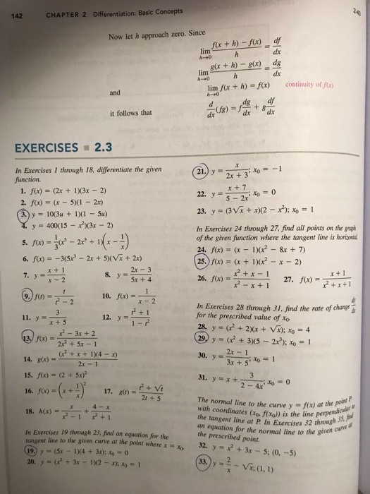 Solved EXERCISES 21 In Exercises 1 through 12, compute the | Chegg.com