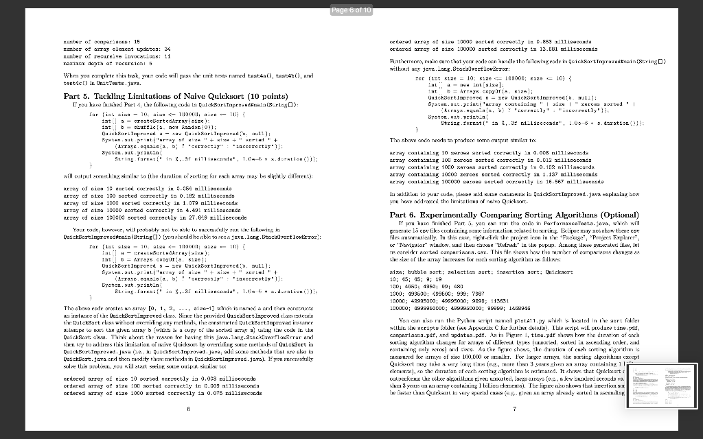 Insertion Sort Code Package Chegg