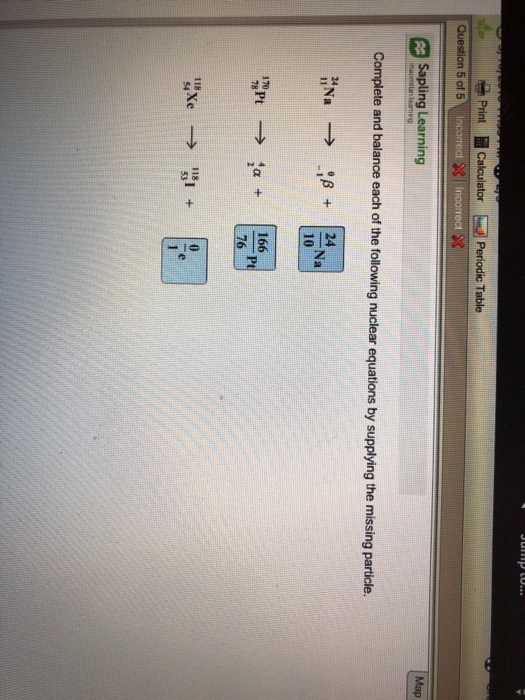 Solved Complete and balance each of the following nuclear | Chegg.com