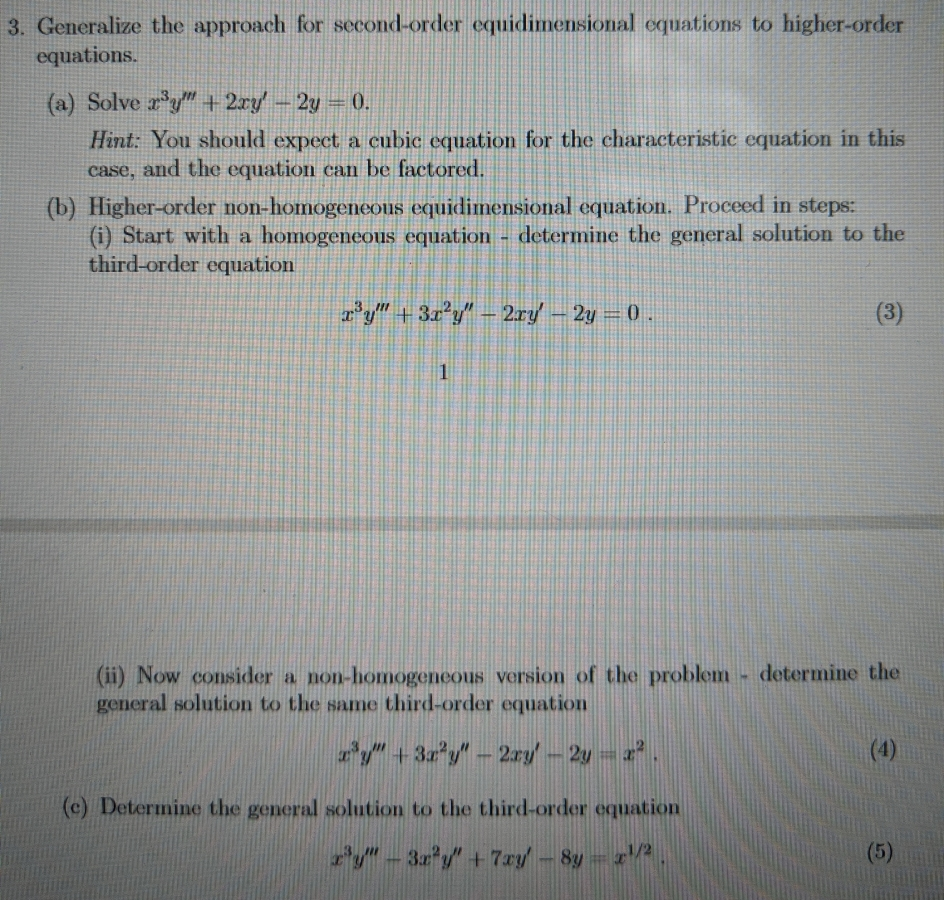Solved Please answer all parts of the question, clearly | Chegg.com