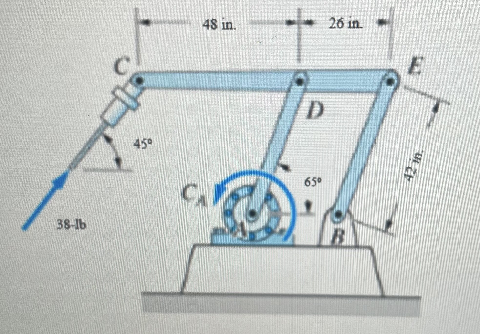 Solved The automatic drilling robot must sustain a thrust of | Chegg.com