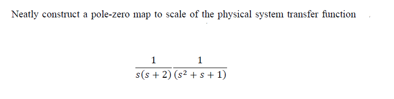 Solved Neatly construct a pole-zero map to scale of the | Chegg.com