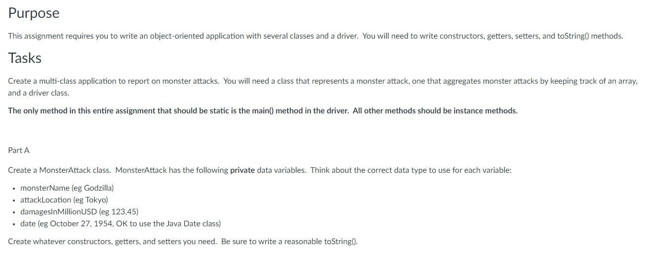Solved Purpose This assignment requires you to write an | Chegg.com