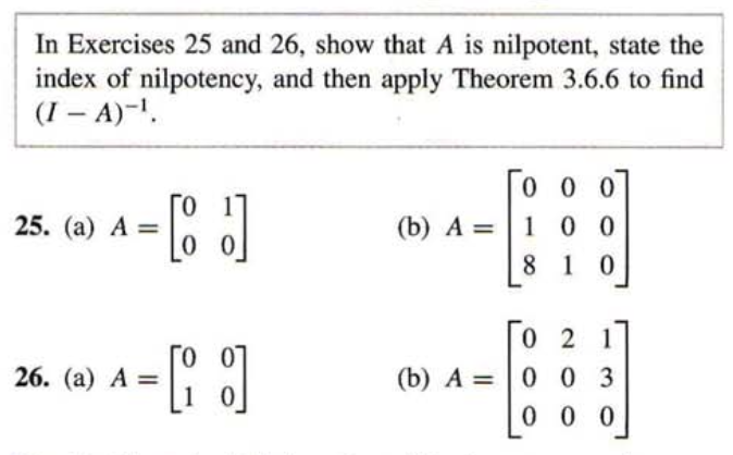 Solved Theorem 3.6.6 If A is a square matrix, and if there | Chegg.com
