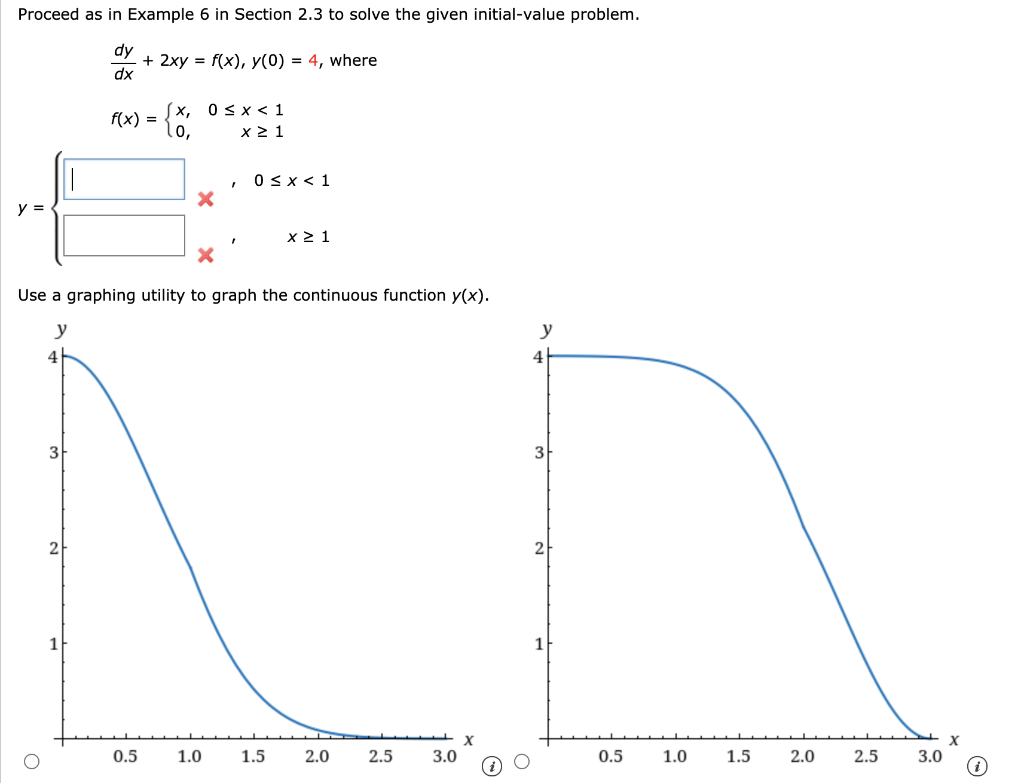 Solved Proceed as in Example 6 in Section 2.3 to solve the | Chegg.com