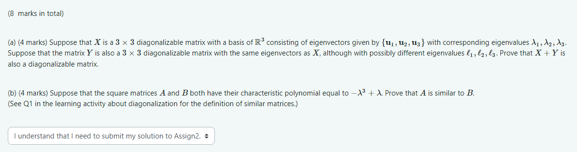 Solved (8 ﻿marks in total)(a) (4 ﻿marks) ﻿Suppose that x ﻿is | Chegg.com