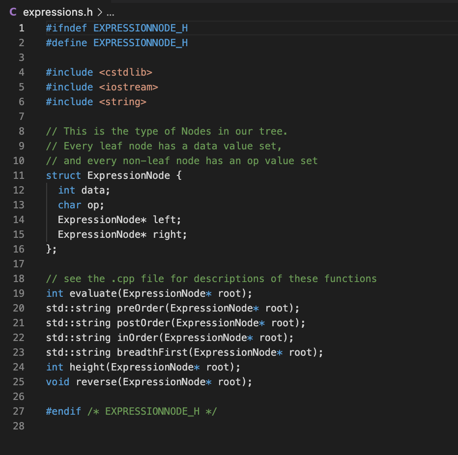 Solved C++ only please can you help me understand tree and | Chegg.com