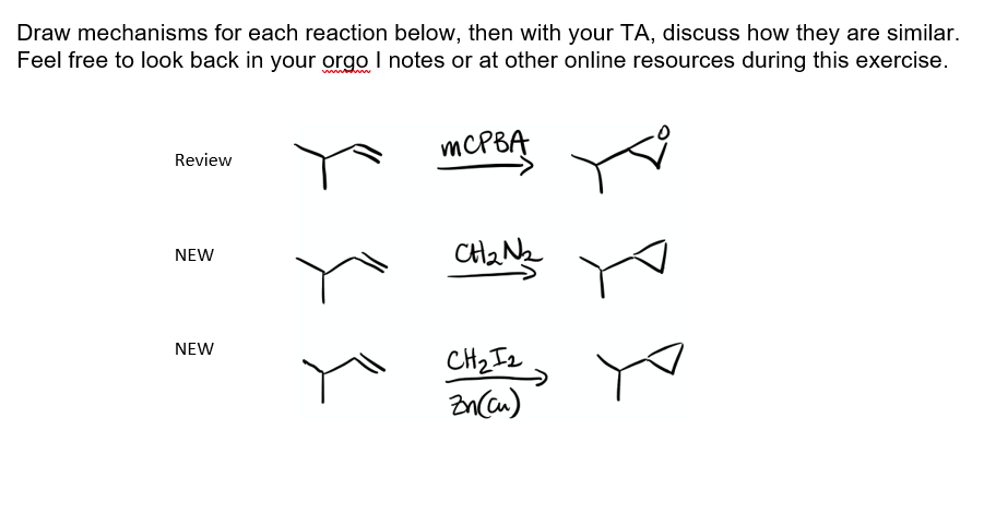 Solved Draw mechanisms for each reaction below, then with | Chegg.com