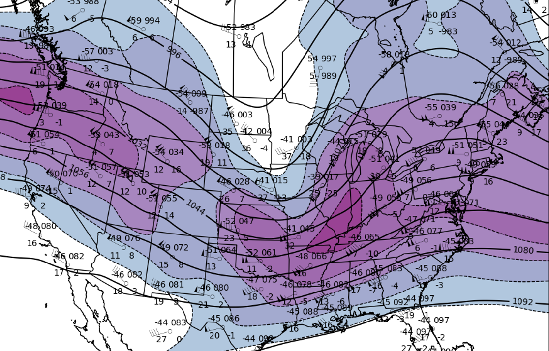 Solved On this 250 mb map, identify one jet streak in the | Chegg.com
