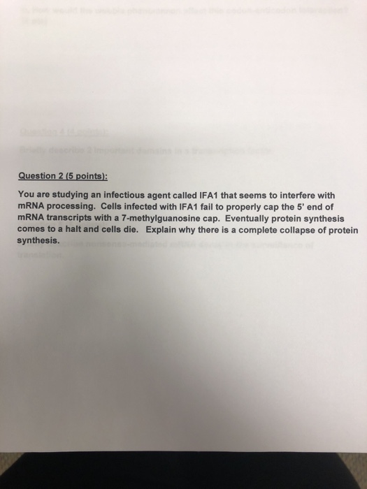 Solved in You are studying an infectious agent called IFA1 | Chegg.com