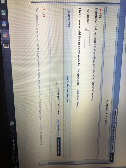 Solved Exercise 20-10 (Part Level Submission) Stahl Inc. | Chegg.com