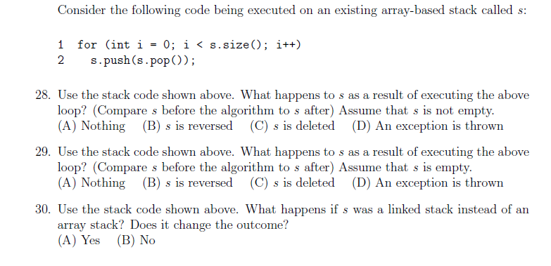 Solved Consider the following code being executed on an | Chegg.com