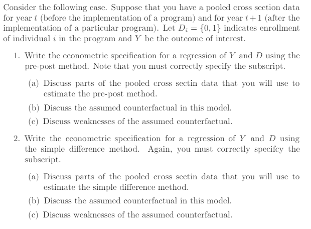 Solved Consider the following case. Suppose that you have a | Chegg.com