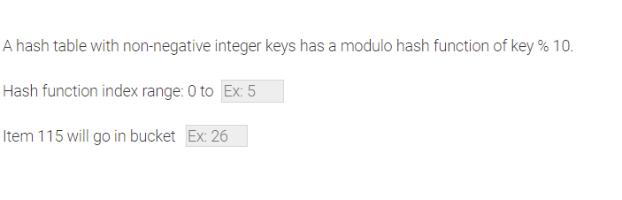 Solved Jump to level 1 Hash table valsTable is shown below. | Chegg.com