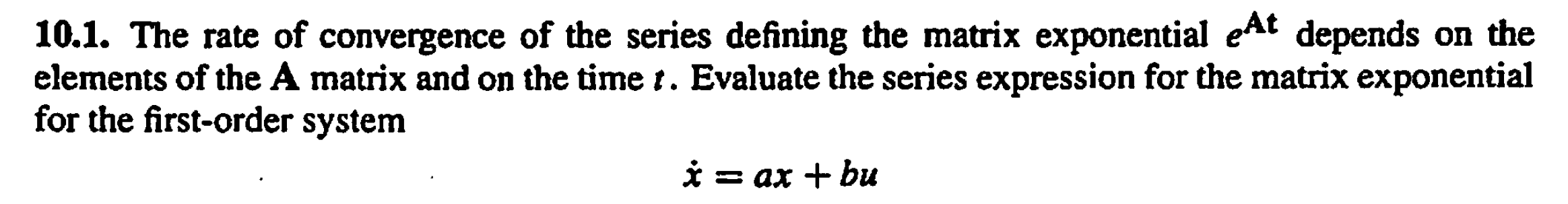 Solved 10.1. The rate of convergence of the series defining | Chegg.com