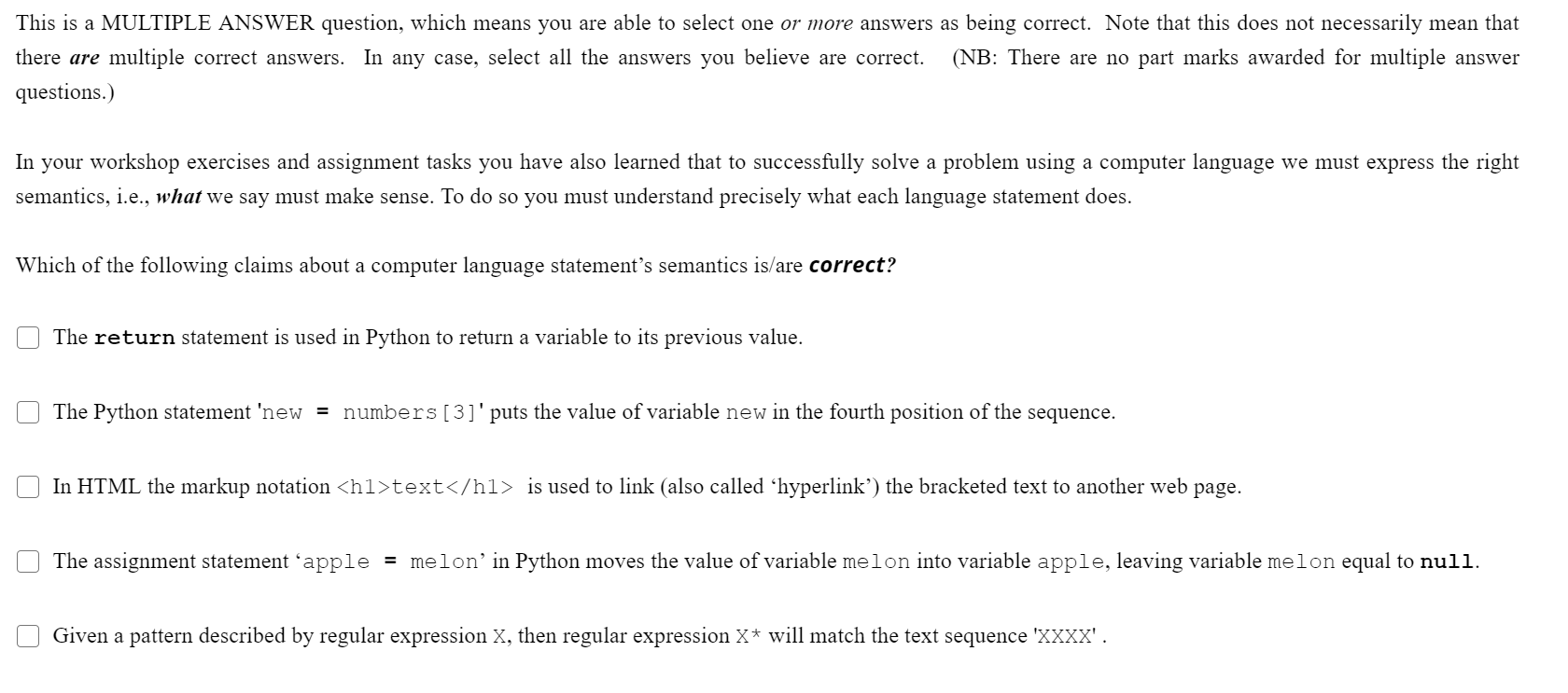 Solved This is a MULTIPLE ANSWER question, which means you | Chegg.com