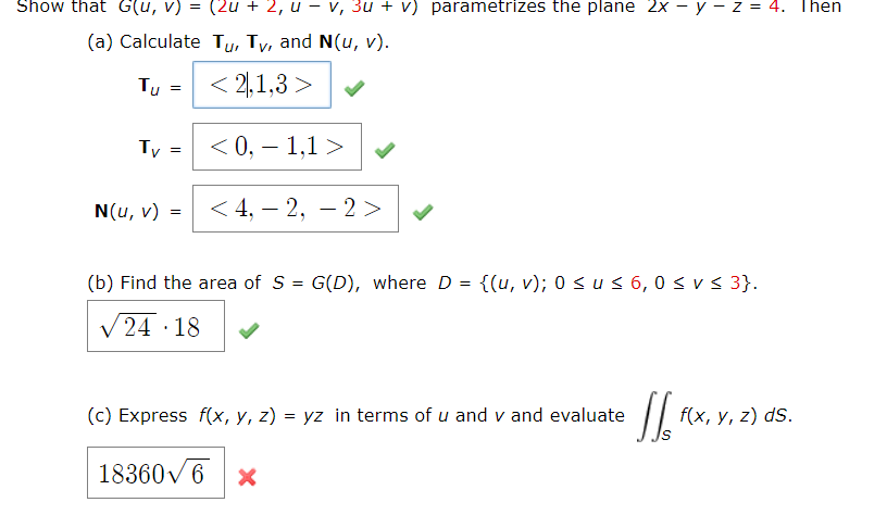 Solved b Show that G(u, v) = (2u + 2, u-v, s u | Chegg.com